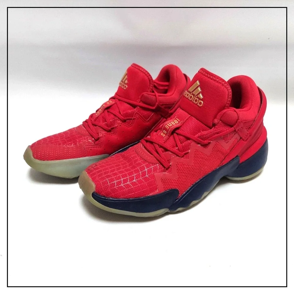 adidas | Shoes | Adidas Kids Basketball Shoes 7 Y Red Streetwear ...